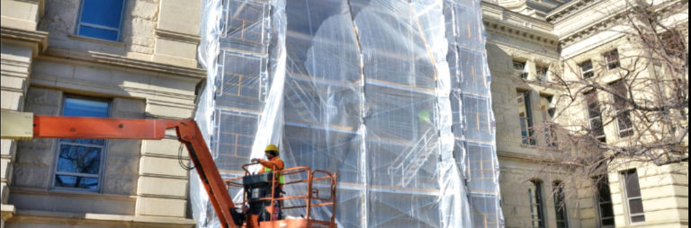 Square Scrim Pattern Reinforced Poly Sheeting - George L. Wilson