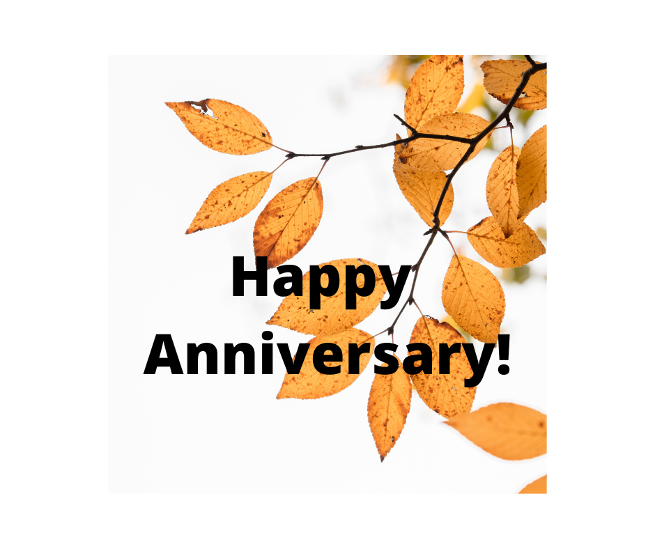 August and September Anniversaries - George L. Wilson